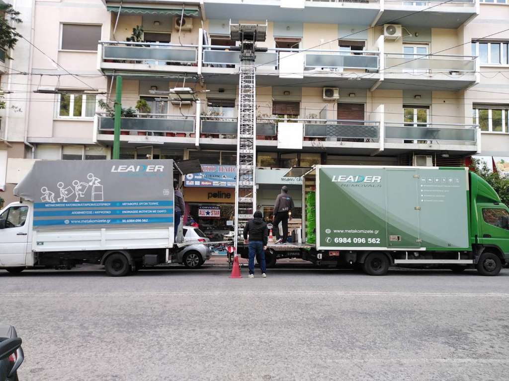 Μετακόμιση με ανυψωτικό - Αναβατόρια για Μεταφορές Αθήνα